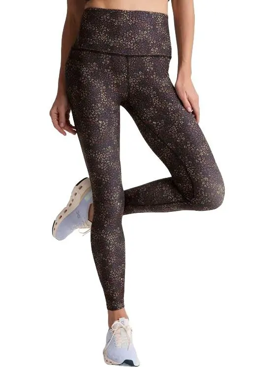 Beyond Yoga Softmark Caught In The Midi High Waist Leggings - Ditsy Leopard
