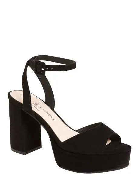 Chinese Laundry Platform D'orsay Sandal - Black