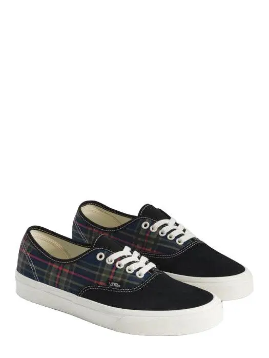 VANS Authentic Lace-up Sneakers - Plaid Black/multi