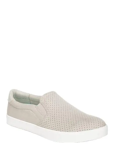 Dr. Scholl'S Madison Slip-on Sneakers - Light Grey Perforated Fabric