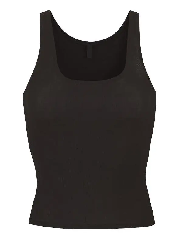 SKIMS Soft Lounge Tank - Onyx