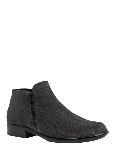 Naot Helm Ankle Boot - Black Embossed
