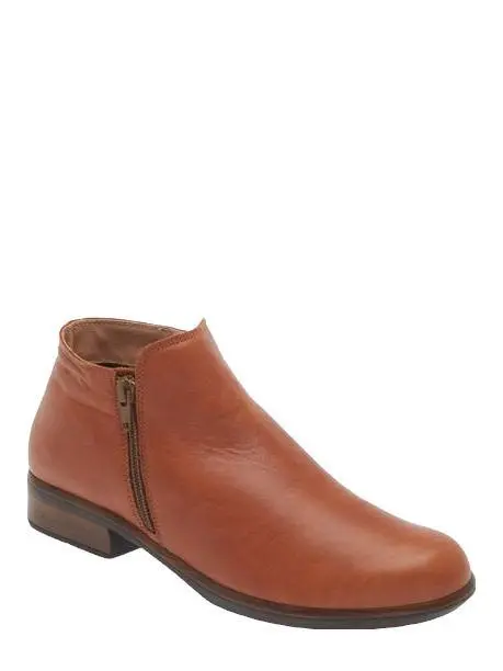 Naot Helm Ankle Boot - Brown Peanut Leather
