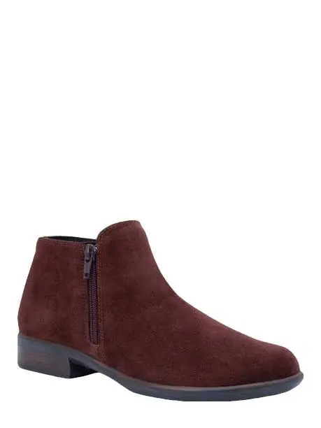 Naot Helm Ankle Boot - Cabernet Suede