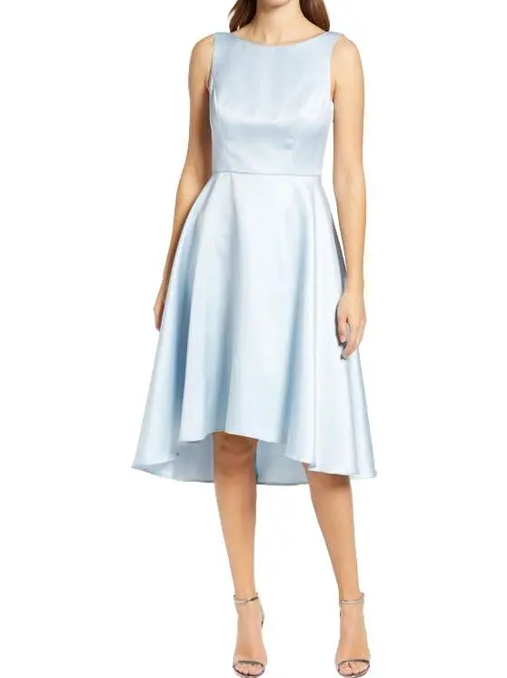 Alfred Sung High-low Hem Cocktail Dress - Mist