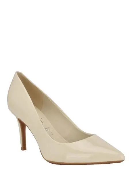 Calvin Klein Gayle Pump - Ivory Patent