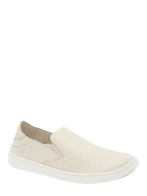 Olukai Pehuea Slip-on Sneaker - Tapa/ecru