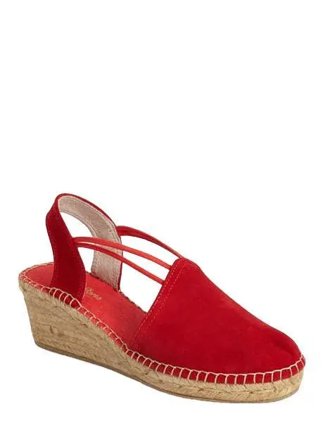 TONI PONS Tremp Slingback Espadrille Sandal - Red