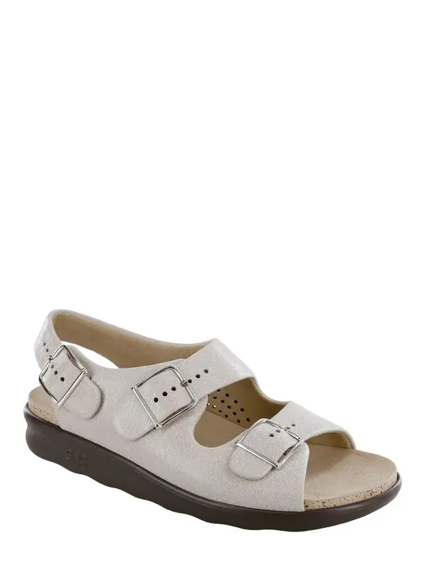 SAS Relaxed Slingback Sandal - Web Linen