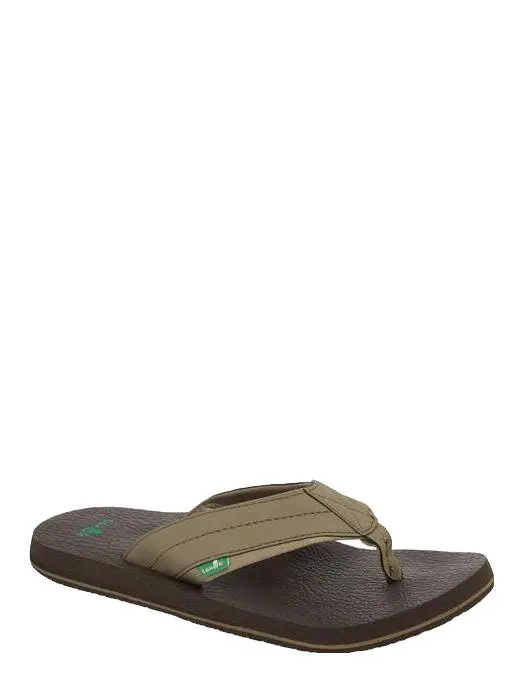 Sanuk Beer Cozy 2 Flip Flops - Brindle