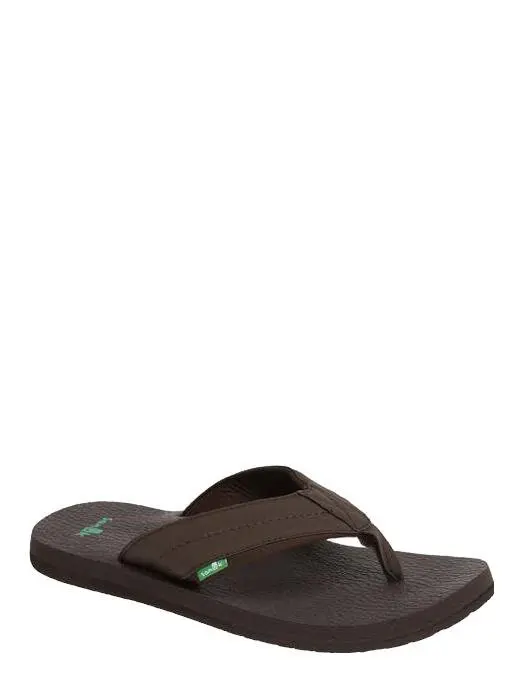 Sanuk Beer Cozy 2 Flip Flops - Brown