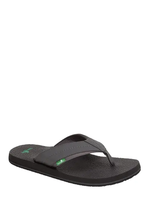 Sanuk Beer Cozy 2 Flip Flops - Charcoal