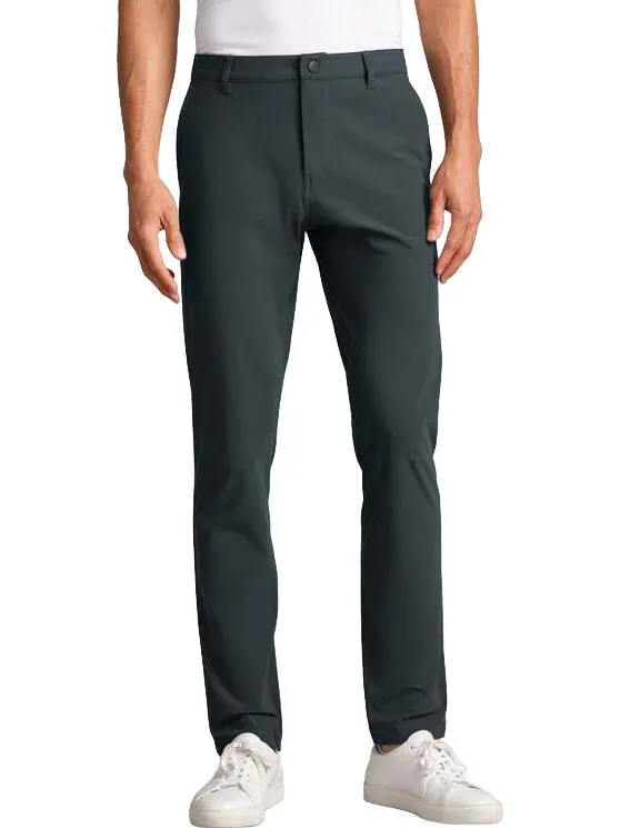 RHONE Commuter Slim Fit Trousers - Pine Gray