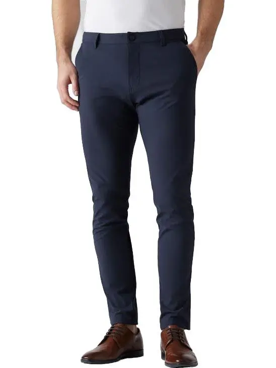 RHONE Commuter Slim Fit Trousers - True Navy
