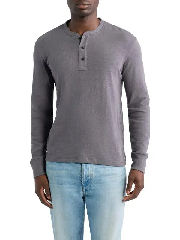 Rag & Bone Slim Fit Henley - Cstrgry