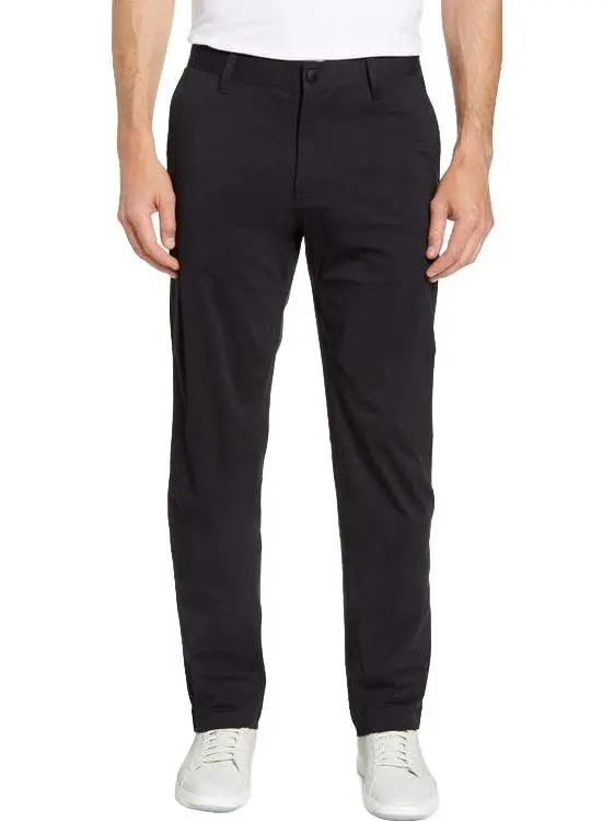 RHONE Commuter Straight Fit Trousers - Black