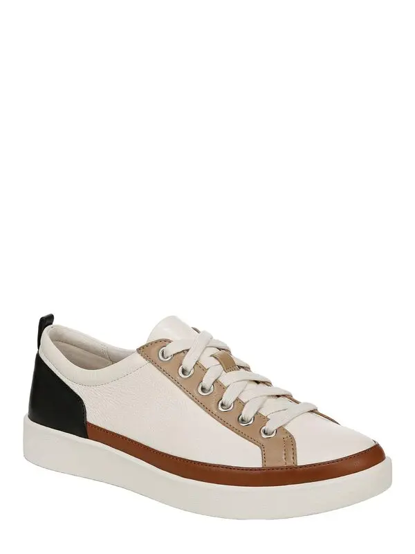 Vionic Winny Low Top Sneaker - Ivory/ Black