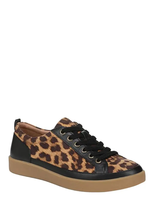 Vionic Winny Low Top Sneaker - Tan Leopard