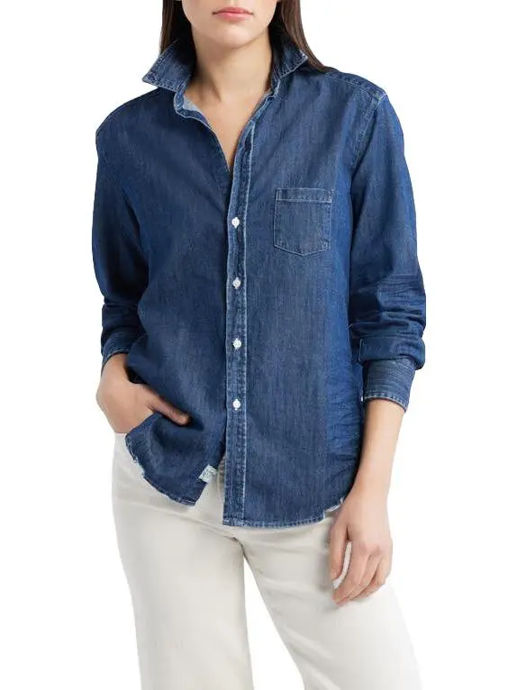 Frank & Eileen Eileen Relaxed Shirt - Vintage Dark Wash