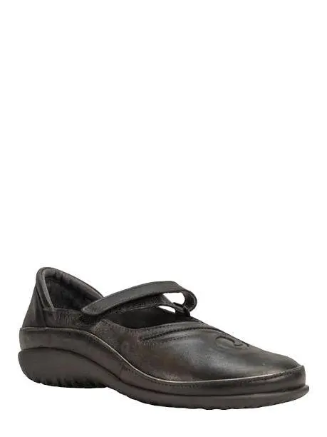 Naot Matai Mary Jane - Black Leather Combo