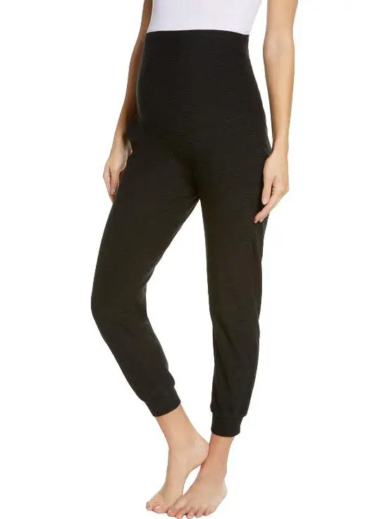 Beyond Yoga Spacedye Maternity Joggers - Darkest Night