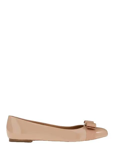 FERRAGAMO Varina Ballerina Flat - Amaretti