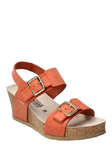 Mephisto Lissandra Platform Wedge Sandal - Chili