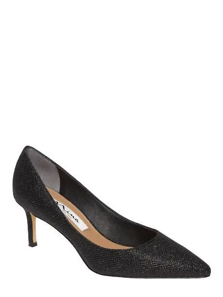 Nina Pointed Toe Pump - Black