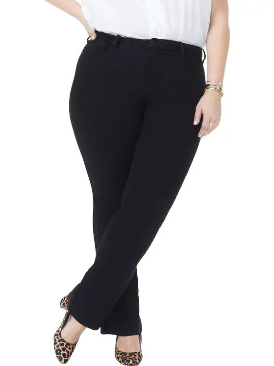 NYDJ Barbara Bootcut Jeans - Black