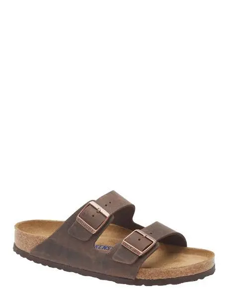 BIRKENSTOCK Arizona Soft Footbed Slide Sandal - Habana