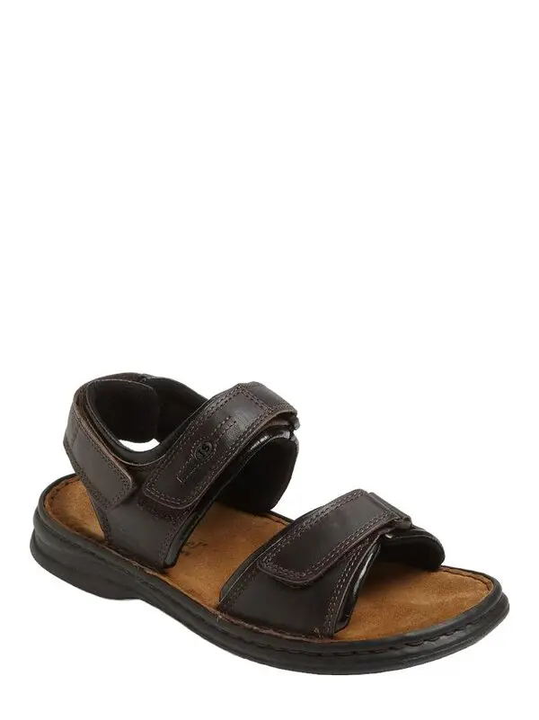 Josef Seibel Rafe Sandal - Dakota Moro/black