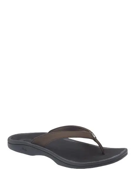 Olukai Ohana Flip Flop - Dark Java/black