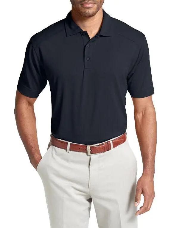 Cutter & Buck Genre Drytec Moisture Wicking Polo - Navy Blue