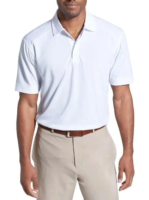 Cutter & Buck Genre Drytec Moisture Wicking Polo - White