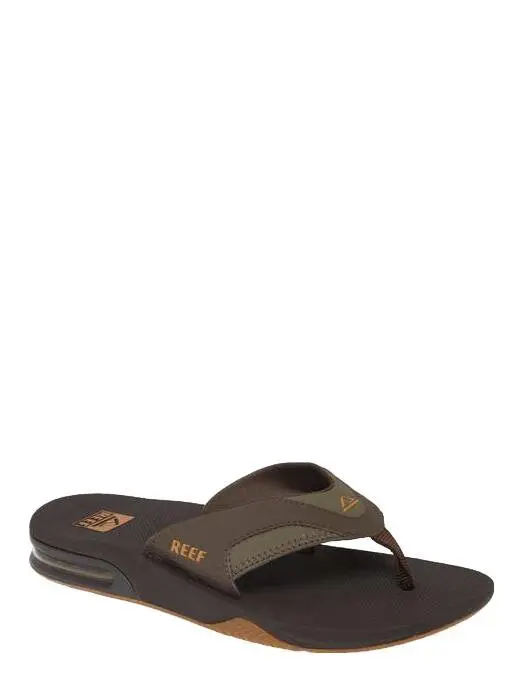 Reef Fanning Low Flip Flop - Black/olive
