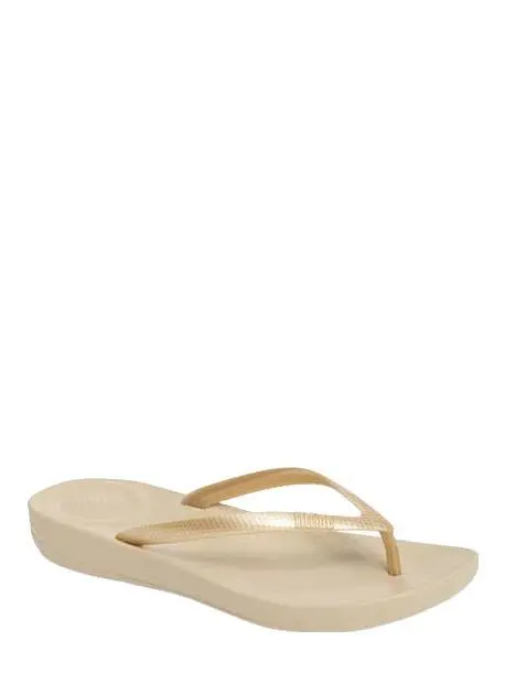 Fitflop Iqushion Thong Sandals - Gold