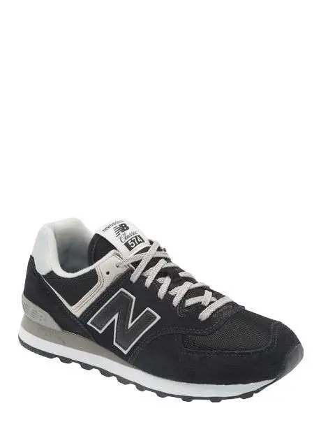 NEW BALANCE 574 Classic Sneaker - Black/white 001