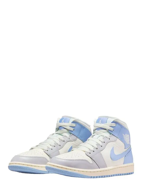 JORDAN 1 Mid Sneakers - Psychic Blue/grey/sail
