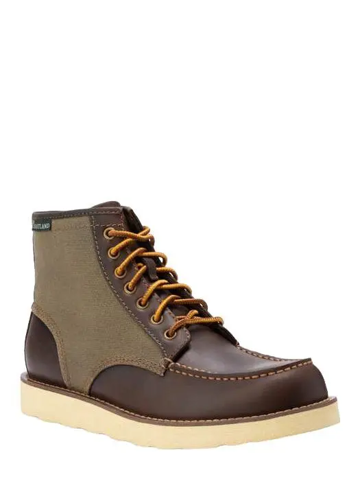 Eastland Lumber Up Moc Toe Boots - Brown Suede/olive
