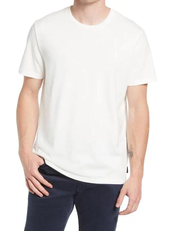Ag Bryce Crewneck T-shirt - Ivory Dust