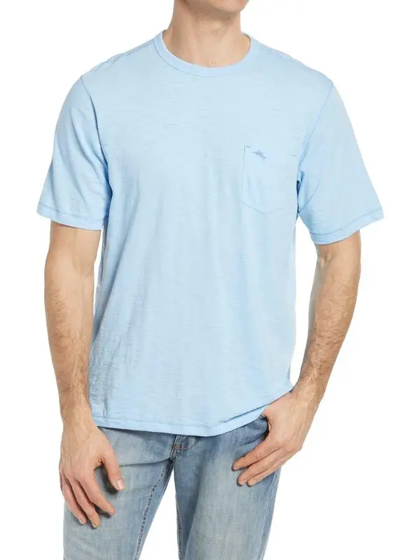 Tommy Bahama Bali Beach Crewneck T-shirt - Chambray Blue