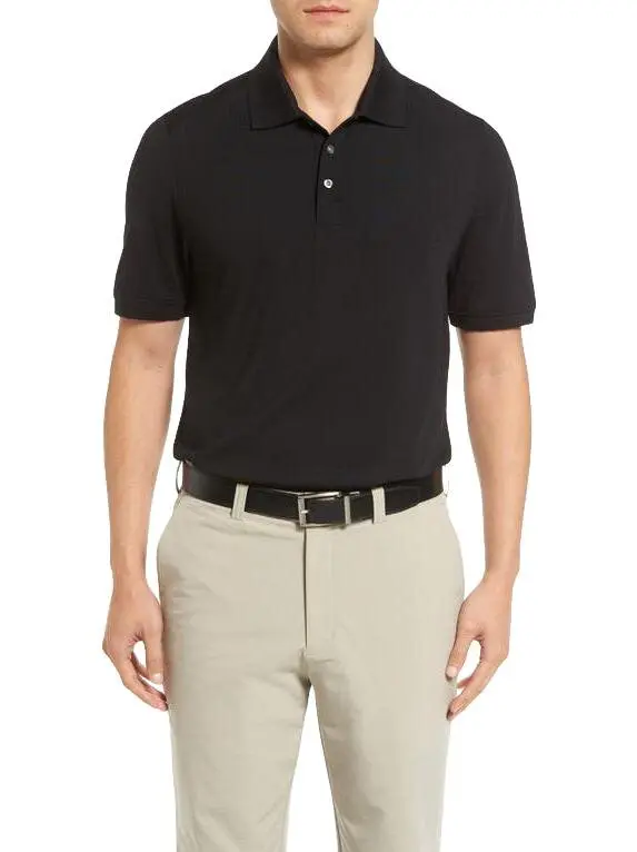 Cutter & Buck Advantage Tri-blend Piqué Polo - Black