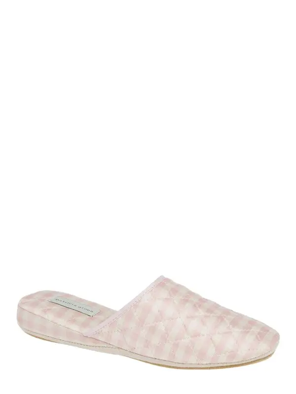PATRICIA GREEN Sari Slipper - Pink Silk Fabric