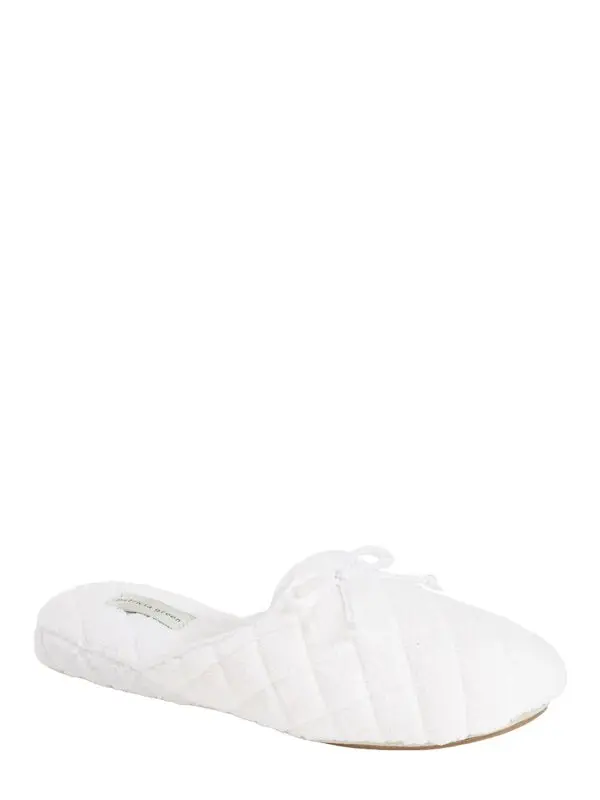 PATRICIA GREEN Chloe Slipper - White