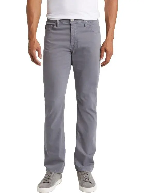 Ag Everett Slim Straight-leg Pants - Granite Grey