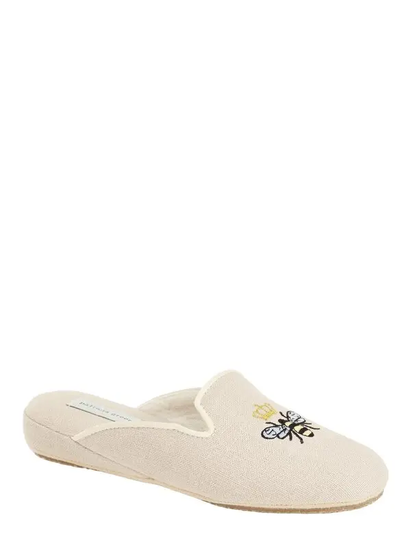 PATRICIA GREEN Queen Bee' Slipper - Natural
