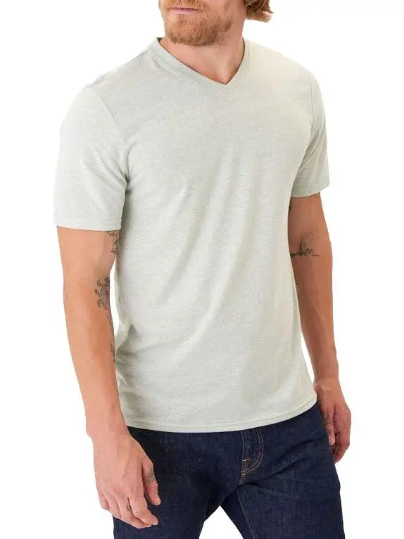 THREADS 4 THOUGHT Slim Fit V-neck T-shirt - Bonsai