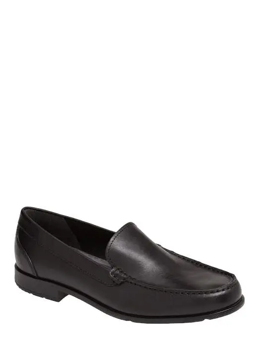 Rockport Classic Venetian Loafer - Black Leather