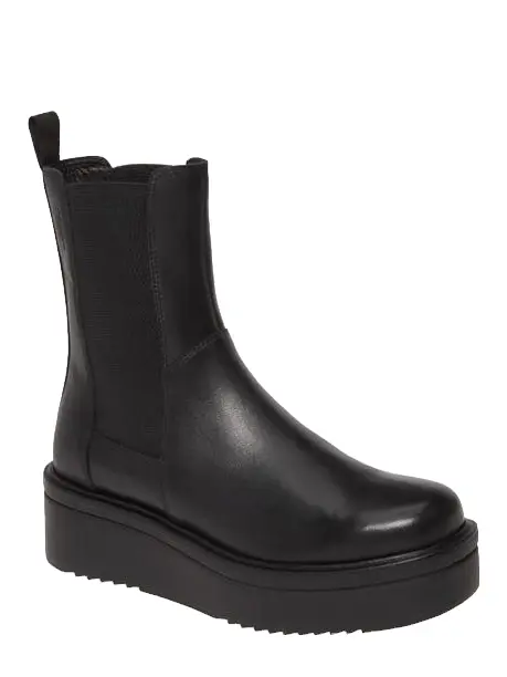 VAGABOND SHOEMAKERS Tara Chelsea Boot - Black Leather