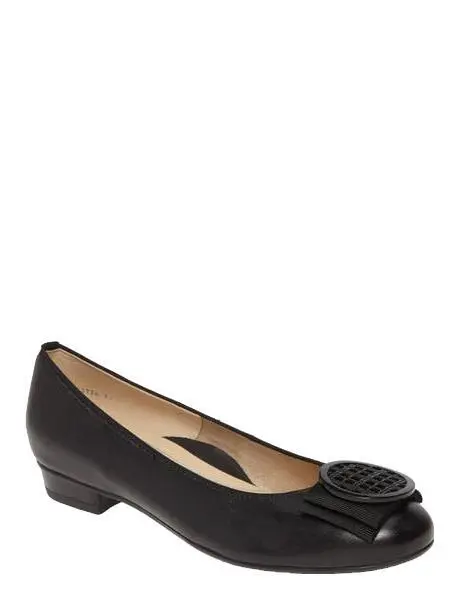 ARA Bambi Flat - Black Leather